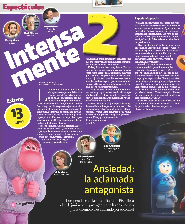 Intensa nte me Ansiedad: la aclamada antagonist­a - PressReader