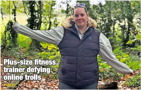 Plus-size fitness trainer defying online trolls - PressReader