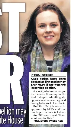NO , FIRST MINISTER - PressReader