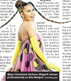 Sho Madjozi launches hairline brand - PressReader