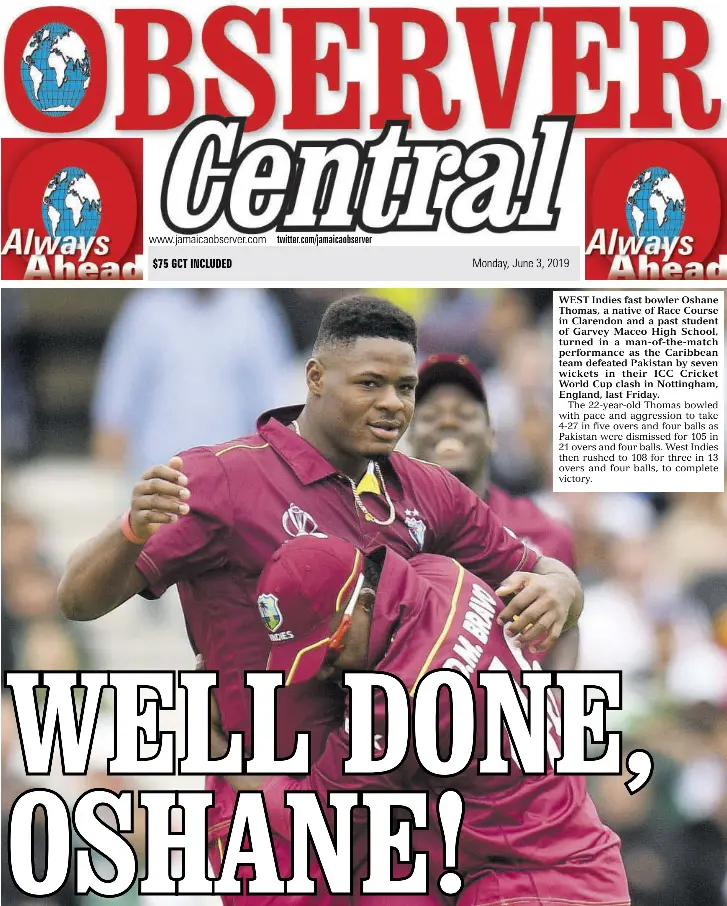 Well done, oshane! - PressReader