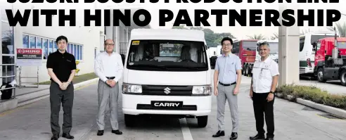 SUZUKI BOOSTS PRODUCTION LINE WITH HINO PARTNERSHI­P - PressReader