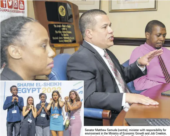 Samuda leads Jamaica’s delegation to COP27 - PressReader