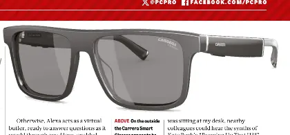 Carrera Smart Glasses with Alexa - PressReader