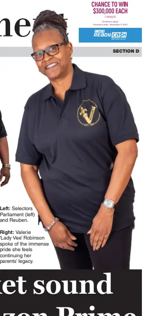 Lady Vee, V. Rocket sound system land on Amazon Prime - PressReader