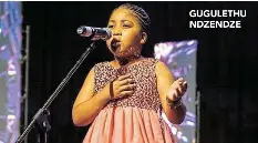 Young opera star Gugu wows world with her talent - PressReader