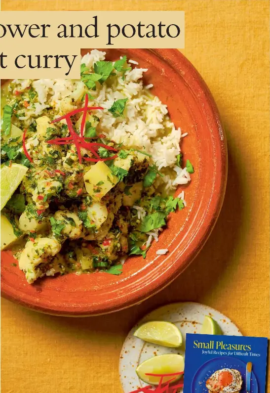 Cauliflowe­r and potato coconut curry - PressReader