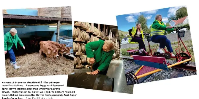 Ingen slagord. Bare kuer, whisky og dresin. - PressReader