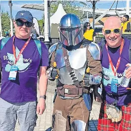 Airdrie Harriers put best foot forward for hospice in Kiltwalk ...