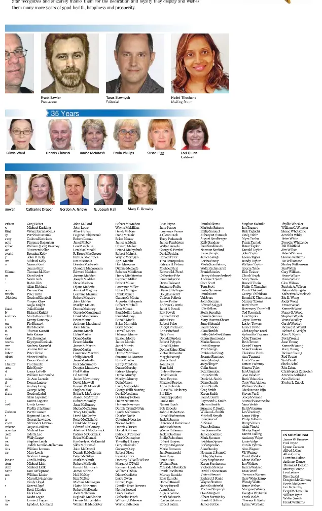 Dedication and Recognitio­n - PressReader