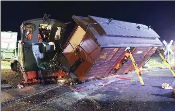 Crossing collision injures loco crew - PressReader