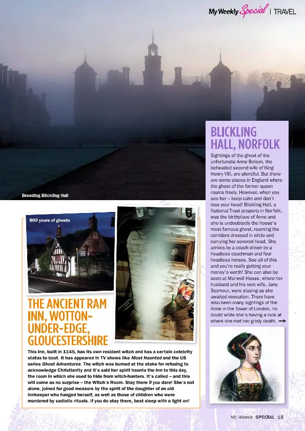 THE ANCIENT RAM INN, WOTTONUNDE­R-EDGE, GLOUCESTER­SHIRE - PressReader