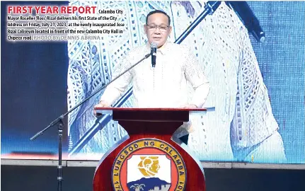 CALAMBA MAYOR DELIVERS FIRST SOCA - PressReader