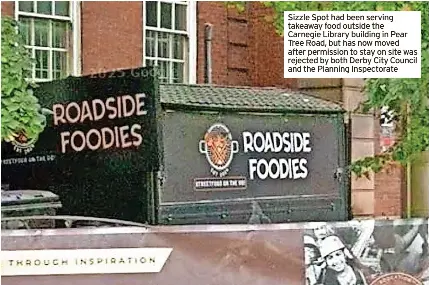 Food stall outside historic building taken away as its deemed ‘visually ...
