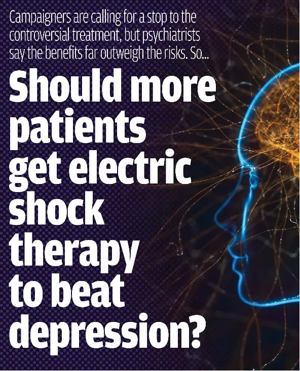 Should more patients get electric shock therapy to beat depression? - PressReader