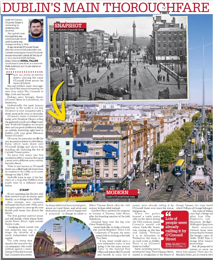 DUBLIN’S MAIN THOROUGHFA­RE - PressReader
