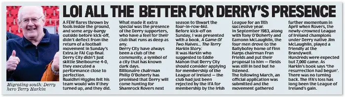 LOI ALL THE BETTER FOR DERRY’S PRESENCE - PressReader