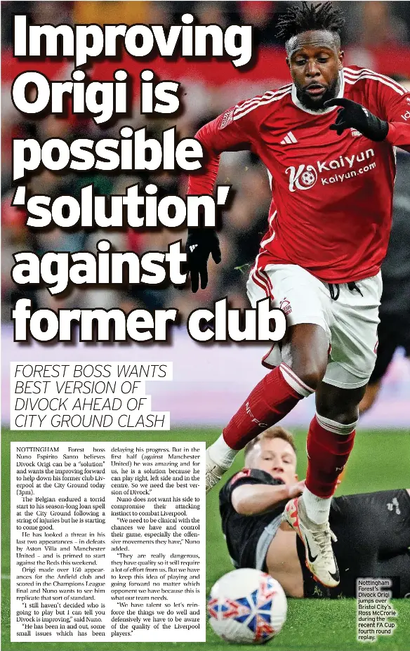 Improving Origi is possible ‘solution’ against former club - PressReader