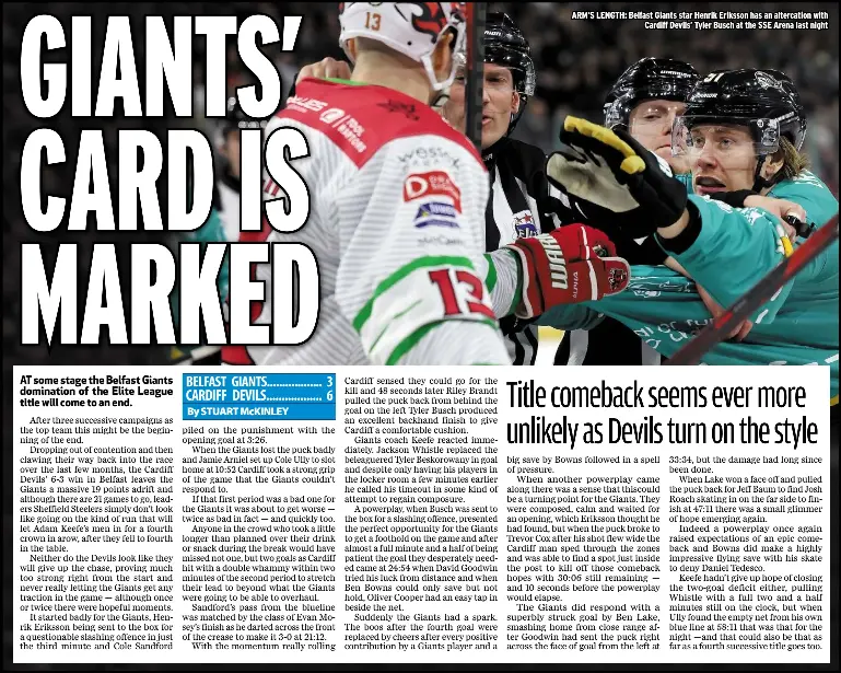 GIANTS’ CARD IS MARKED - PressReader