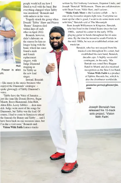 Joseph Benaiah shines like a diamond on ‘Vision With Faith’ - PressReader