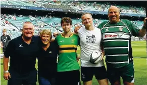 Charity try relay finishes in style at Twickenham - PressReader