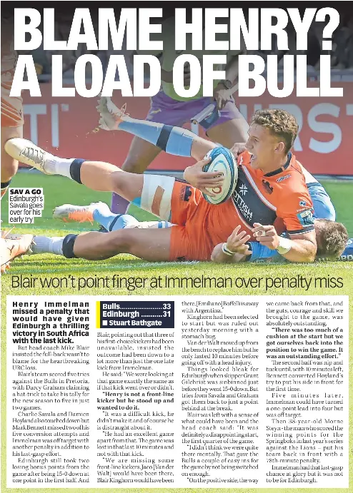 BLAME HENRY? A LOAD OF BULL - PressReader