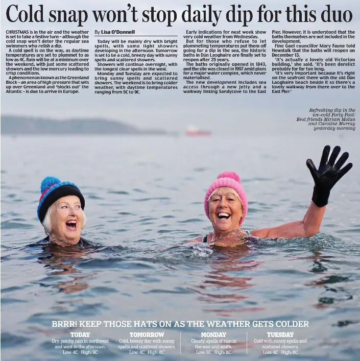 Cold snap won’t stop daily dip for this duo - PressReader