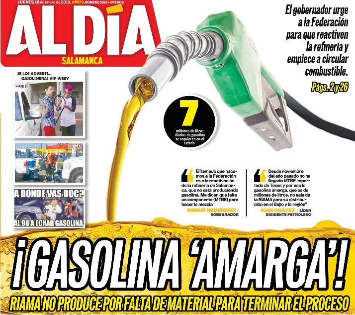 ¡GASOLINA ‘AMARGA’! - PressReader