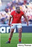 Scarlets complete deal for Wales powerhouse Thomas - PressReader