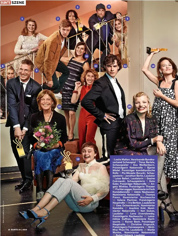 Deutscher Schauspiel­preis: - PressReader