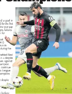 AC Milan back in Champions League’s last 16 - PressReader