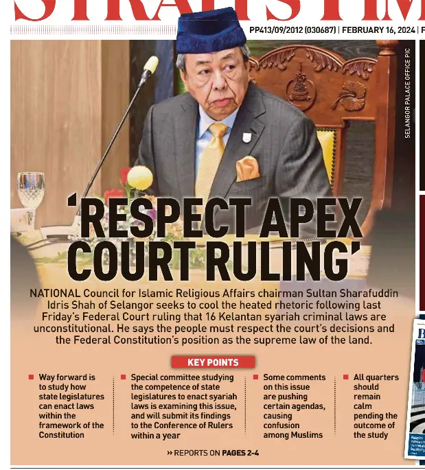 ‘RESPECT APEX COURT RULING’ - PressReader