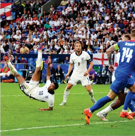 Southgate’s misfiring men saved by Bellingham’s late stunner - PressReader