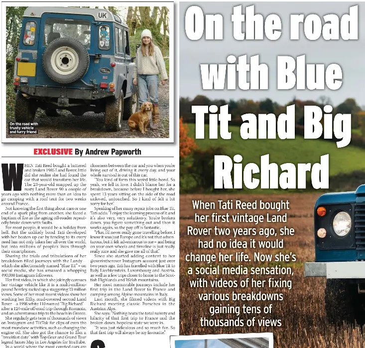 On the road with Blue Tit and Big Richard - PressReader