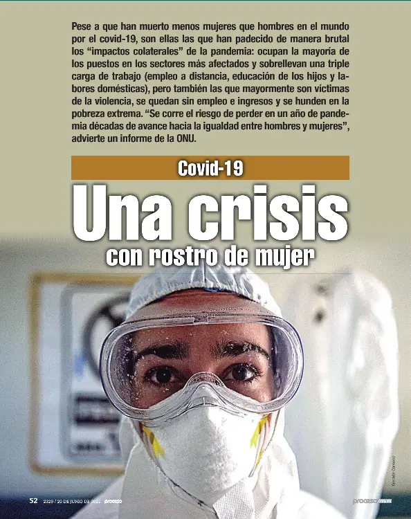 Covid-19: Una crisis con rostro de mujer - PressReader