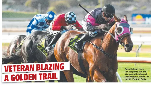 VETERAN BLAZING A GOLDEN TRAIL - PressReader