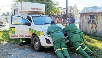 Call to put EC health department under administra­tion - PressReader