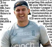 Roy risks England place with £300k US deal - PressReader