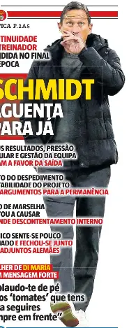 SCHMIDT AGUENTA PARA JÁ - PressReader