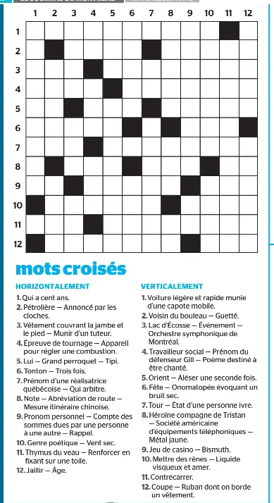 mots croises - PressReader