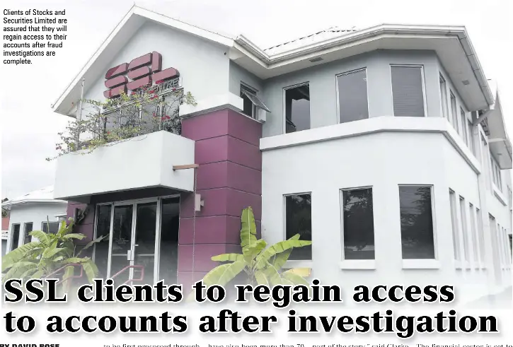 SSL clients to regain access to accounts after investigat­ion - PressReader