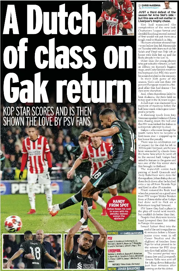 A Dutch of class on Gak return - PressReader