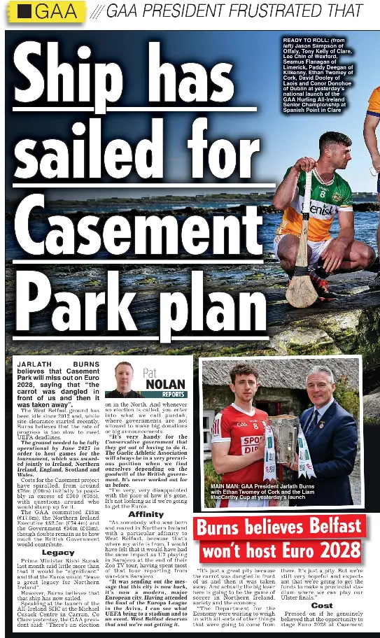 Ship has sailed for Casement Park plan - PressReader