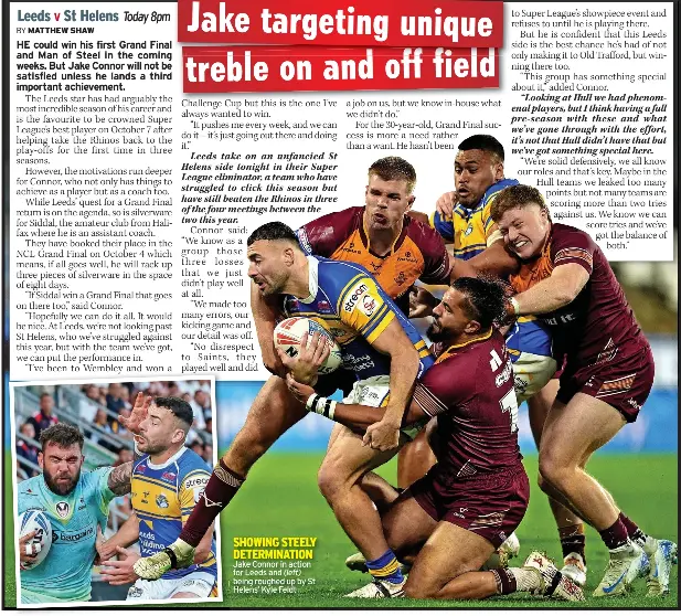 Jake targeting unique treble on and off field - PressReader