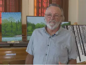 Le peintre Rhéal McIntyre expose dans le Restigouch­e - PressReader