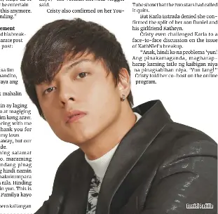 Kathryn confirms split with Daniel - PressReader