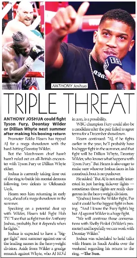 TRIPLE THREAT - PressReader
