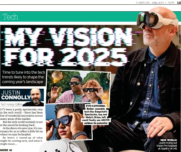 MY VISION FOR 2025 JUSTIN CONNOLLY - PressReader