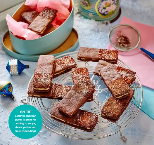 Double Chocolate and Chestnut Sandwich Biscuits - PressReader