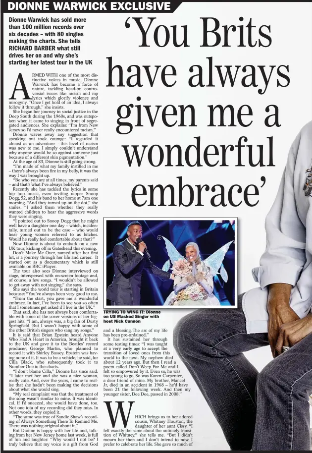 ‘You Brits have always given me a wonderful embrace’ - PressReader